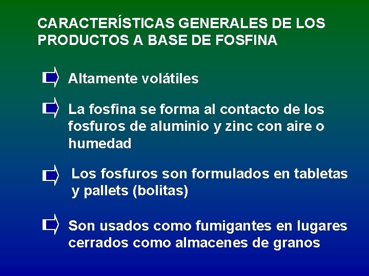 FUMIGANTES Fuente http www cepis opsoms orgtutorial 2eindex
