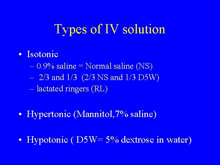 IV Therapy Advanced Paramedic Skills Intravenous Therapy Homeostasis
