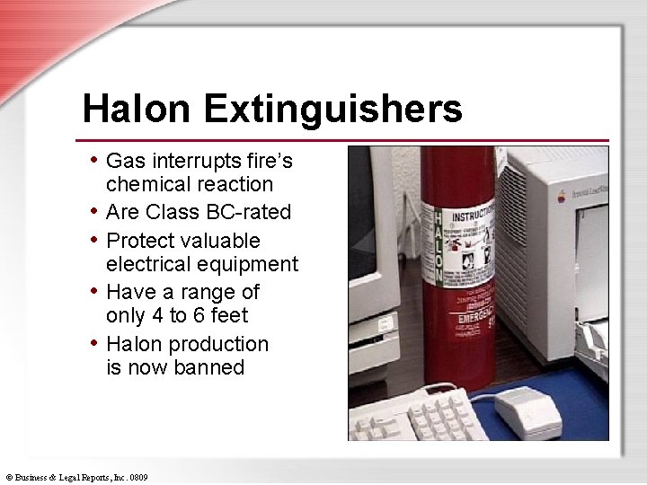 Fire Extinguishers 29 CFR 1910 157 Session Objectives