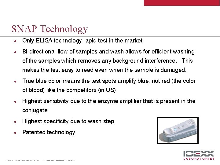 Features and Benefits of Snap Combo Plus Antigen