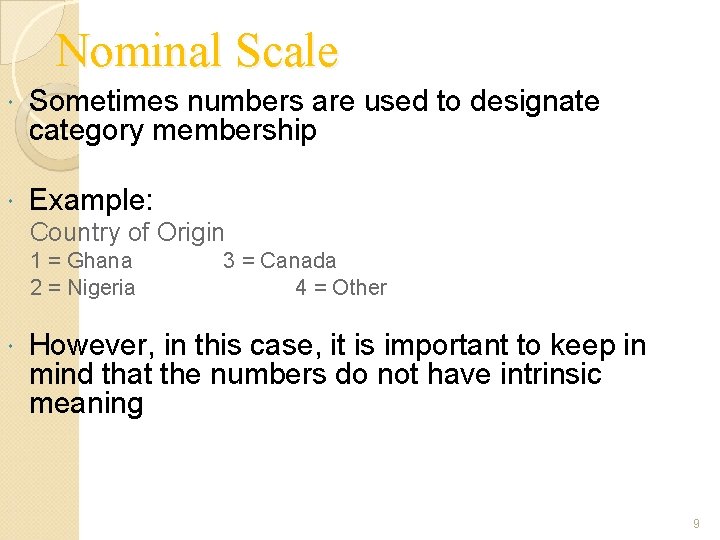 NATURE OF Measurement 1 Measurement is the foundation