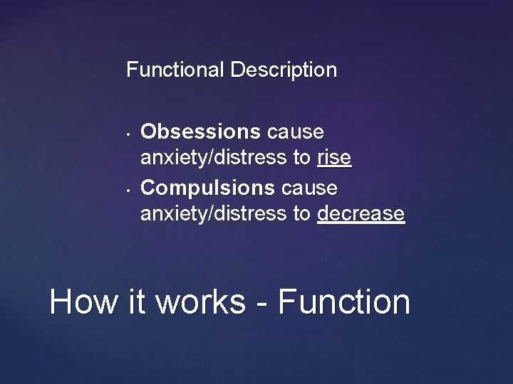 SB 01 Understanding and Treating Obsessive Compulsive Disorder