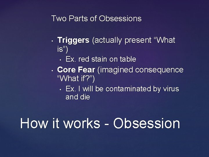SB 01 Understanding and Treating Obsessive Compulsive Disorder