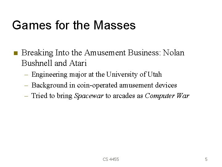 Chapter 1 1 A Brief History of Video