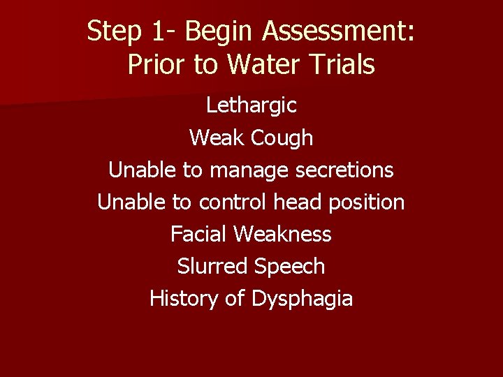 RN BEDSIDE SWALLOW SCREEN 3 OUNCE WATER TEST