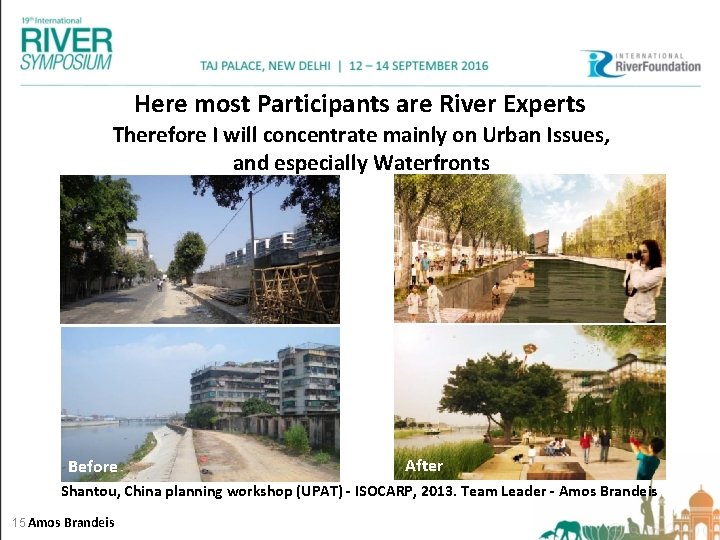 Urban River Restoration Cities Water Amos Brandeis Ambassador