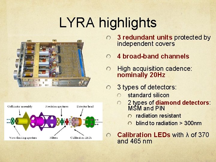 Solar flare studies with the LYRA instrument onboard