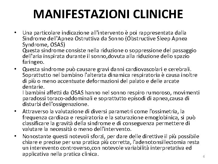 TONSILLECTOMIA ASSISTENZA PRE E POST OPERATORIA AL PAZIENTE