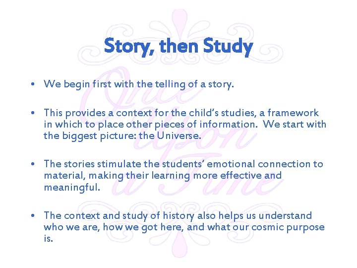 Cosmic Education in the Montessori Elementary Classroom Based