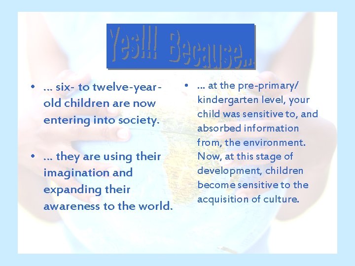 Cosmic Education in the Montessori Elementary Classroom Based