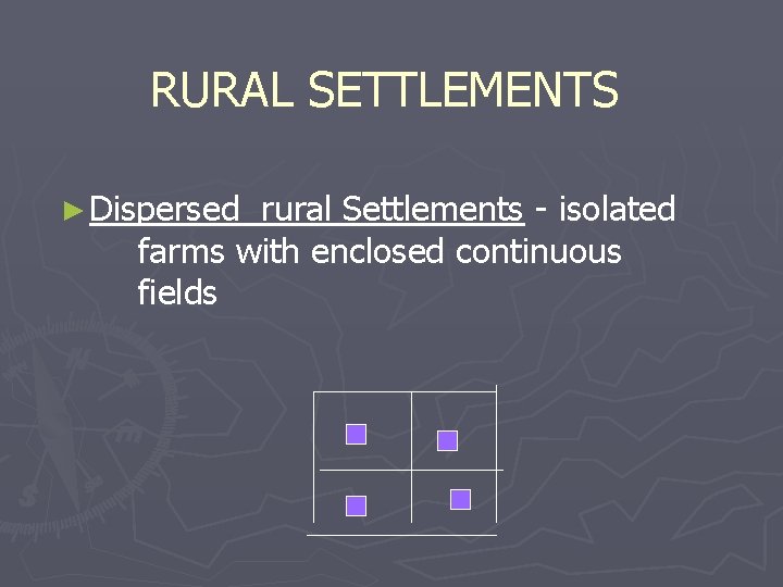 SETTLEMENT PATTERNS URBAN GEOGRAPHY SUBJECT OVERVIEW Defining Urbanism