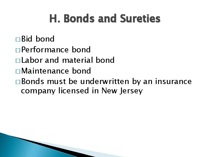 ANATOMY OF A SCHOOL BID Ronald J Ianoale