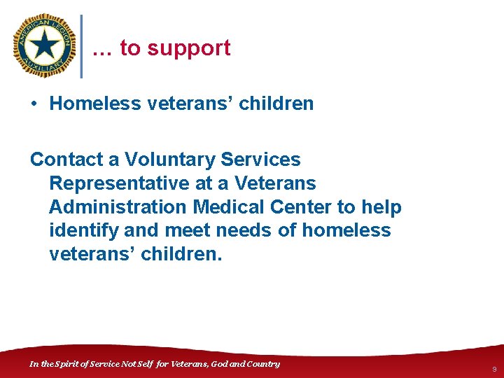 American Legion Auxiliary Children Youth Kathy Dungan Chairman