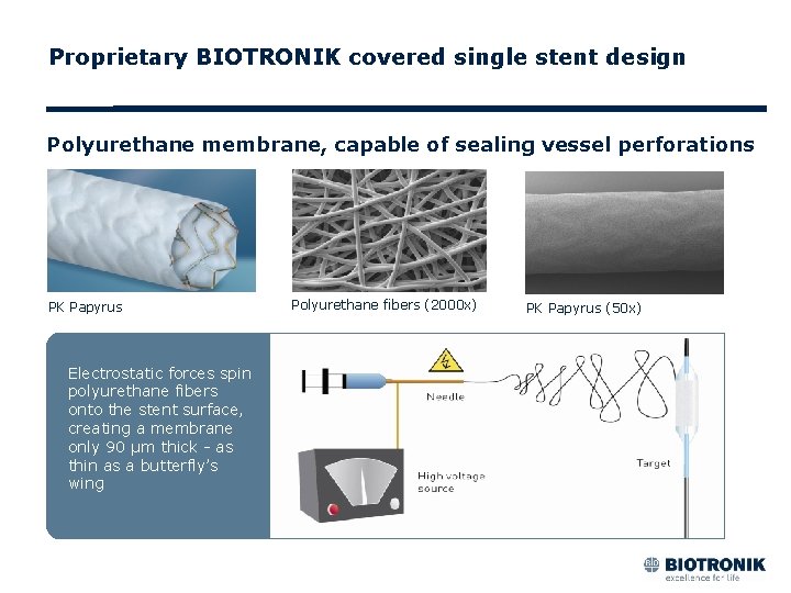 PK Papyrus Covered coronary stent system Indicated for
