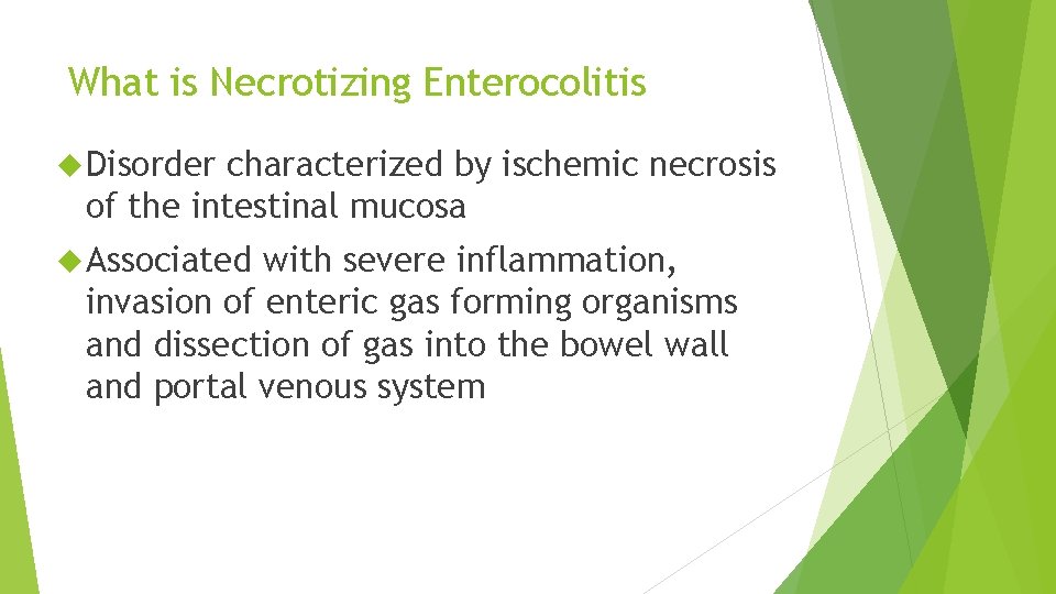 Necrotizing Enterocolitis AKA NEC By Amy Scheer NNPBC