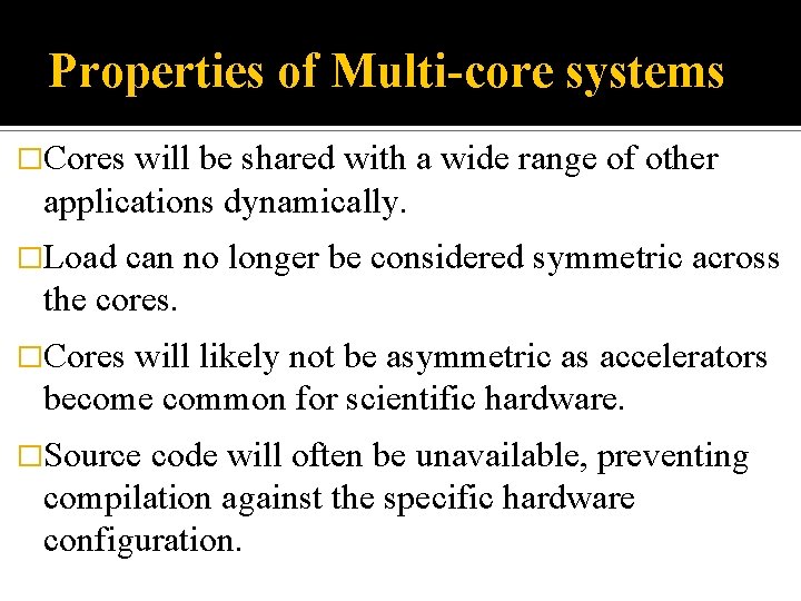 MultiCore Computing Ahmad Aljebaly Department of Computer Science