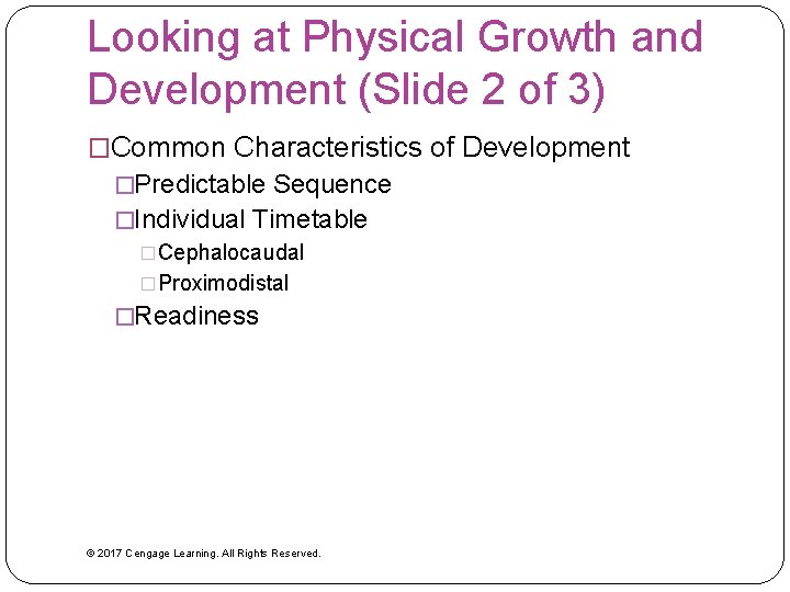 Chapter 4 Using Checklists to Look at Physical