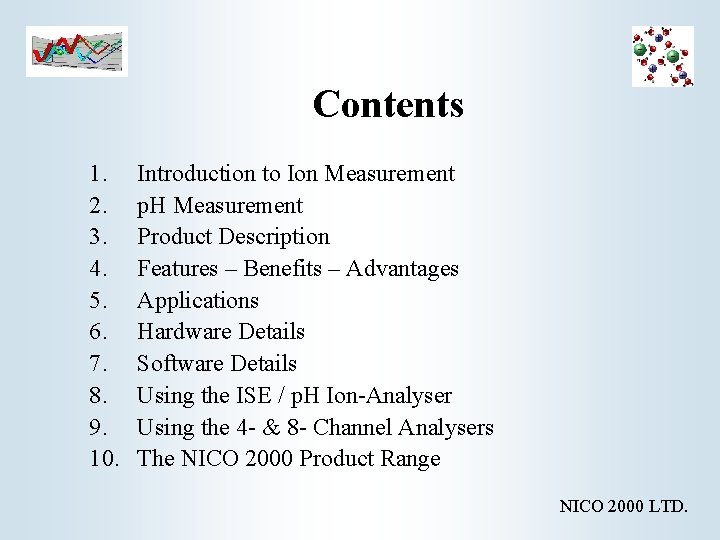 Introducing the New Range of PCbased IonAnalysers ELIT