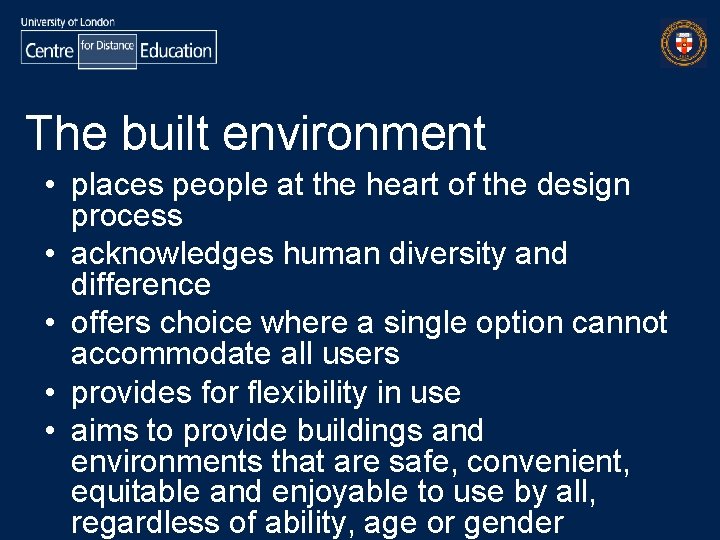 Inclusive design what size fits all Brian Sayer