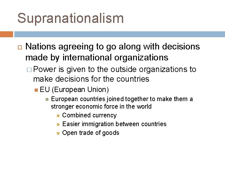 CHAPTER 9 Nations Nation States and Internationalism What