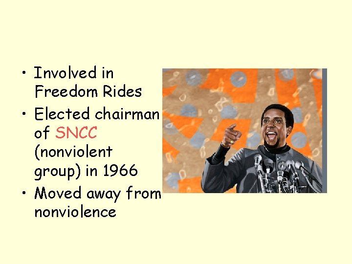 Stokely Carmichael Black Power Lesson starter What were