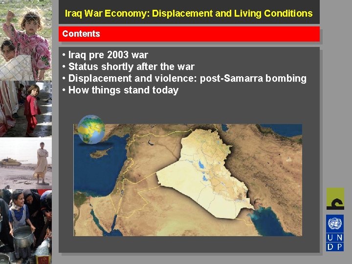 Iraq War Economy Displacement and Living Conditions Iraq