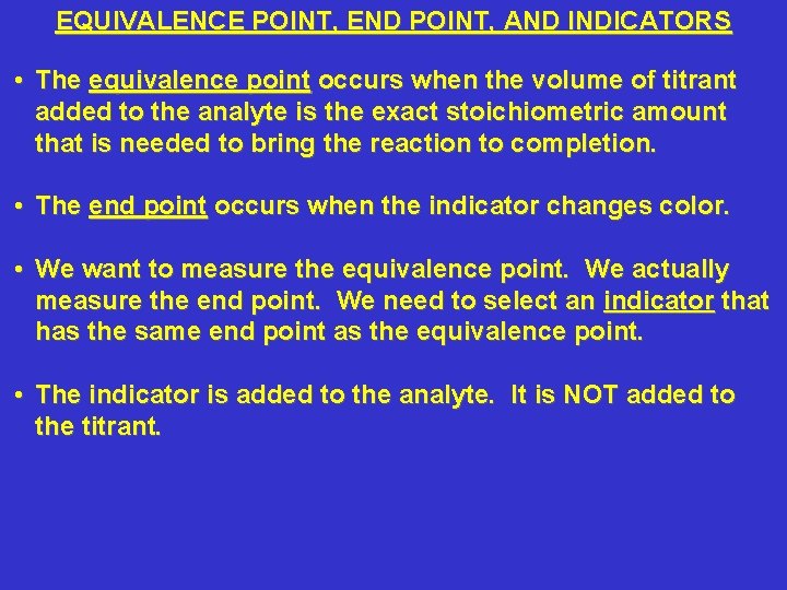 CH 103 ACIDBASE TITRATIONS An analyte is the