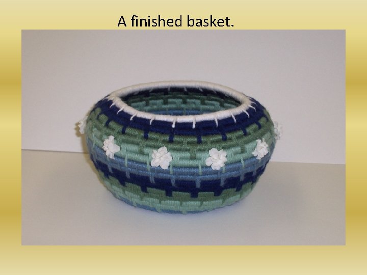 How To Make A Coiled Basket http www