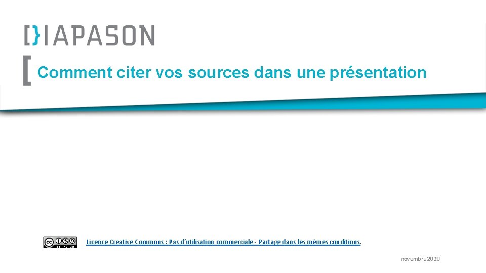 Comment citer vos sources dans une prsentation Licence