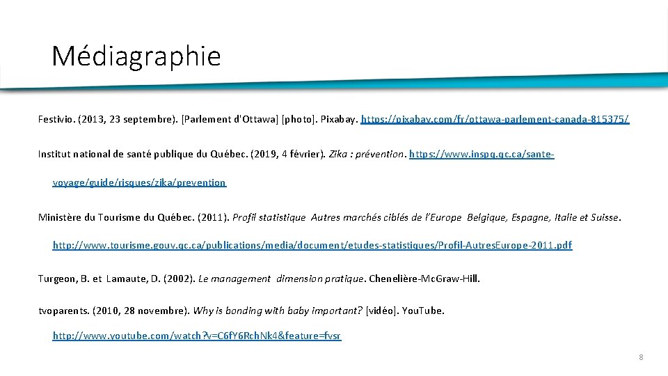 Comment citer vos sources dans une prsentation Licence