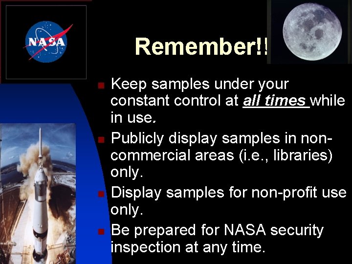 LunarMeteorite Certification Renee Yoder Lunar Sample Disk Meteorite