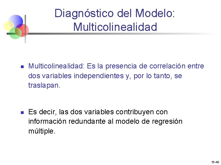 15 Anlisis de Regresin Mltiple 15 1 Se