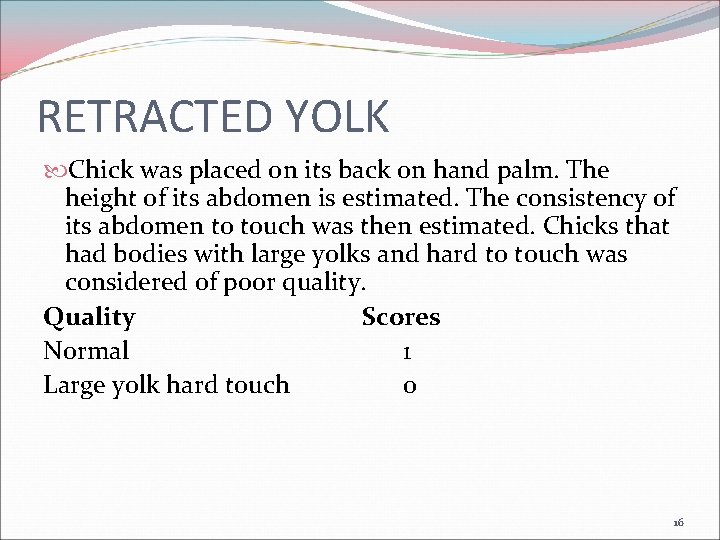 Grading and Sexing Of Chicks Presented By Michael