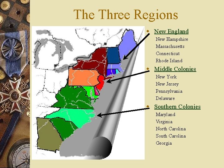 Colonial Regions Environment Culture and Migration The Three