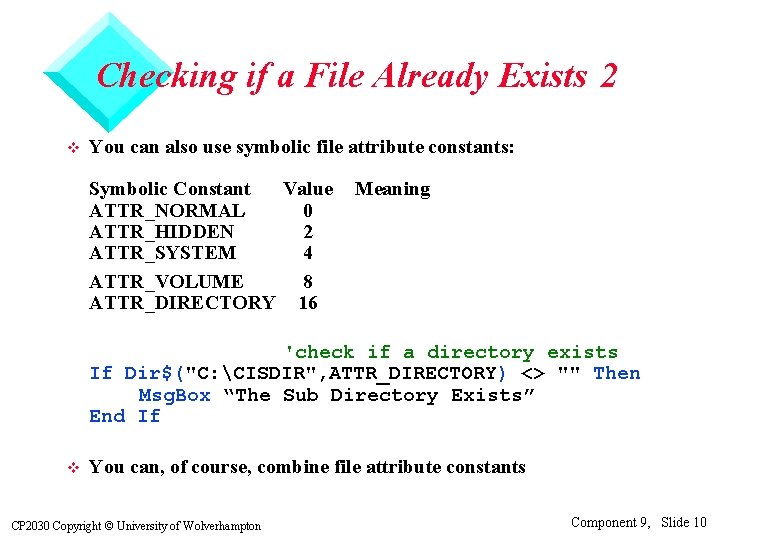 CP 2030 Visual Basic for C Programmers v