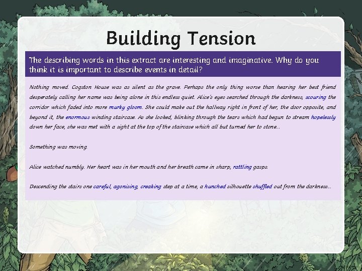 What Is Tension Tension is something that writers