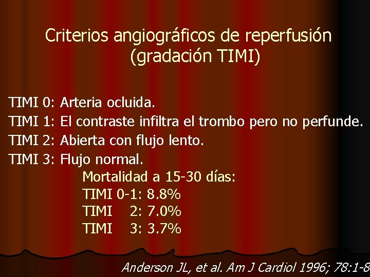 Sndrome Coronario Agudo Dr Hctor Conde Cerdeira Cardiologa