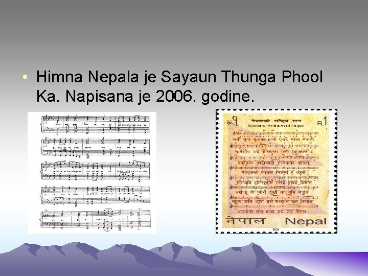 NEPAL Zastava Nepala je jedina dravna zastava koja