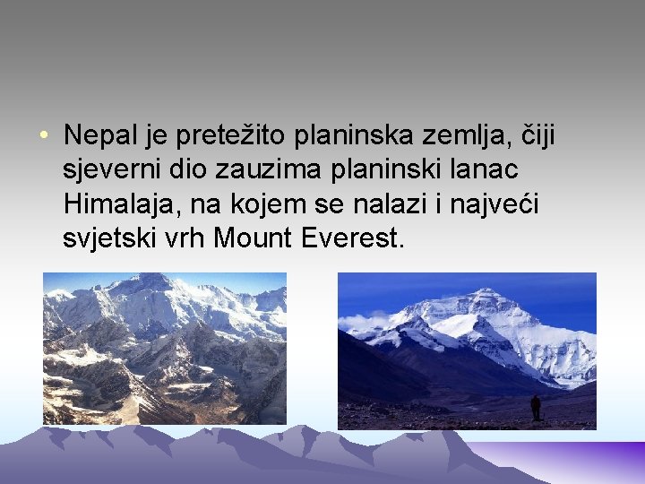 NEPAL Zastava Nepala je jedina dravna zastava koja