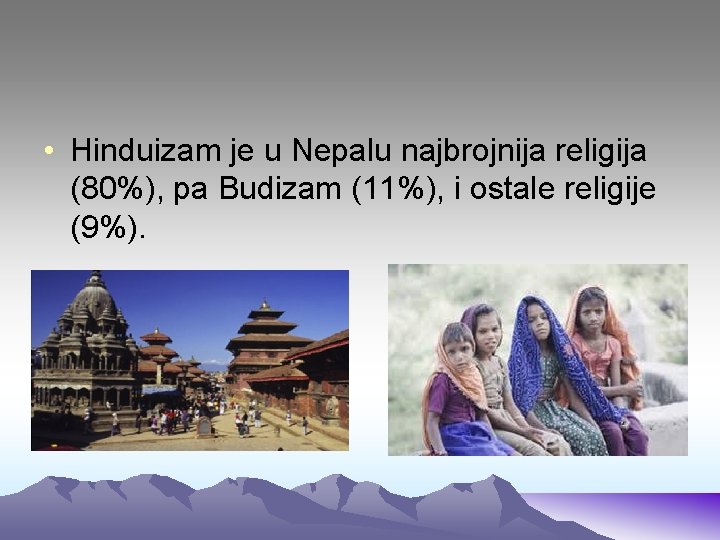 NEPAL Zastava Nepala je jedina dravna zastava koja