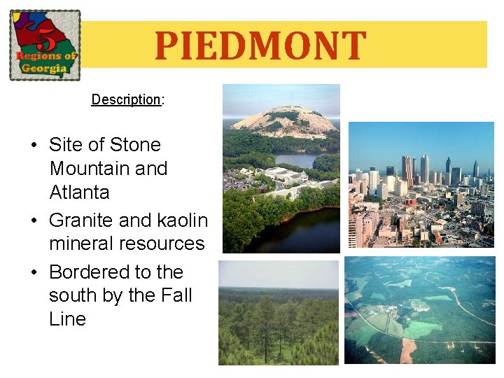 UNIT 1 Georgia Geography and the Prehistoric Period