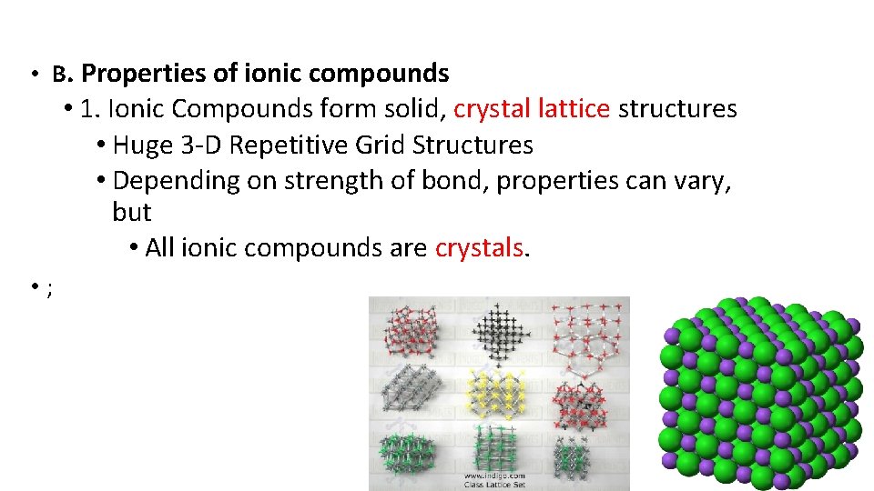 6 2 Notes Formation of Ionic Bonds II