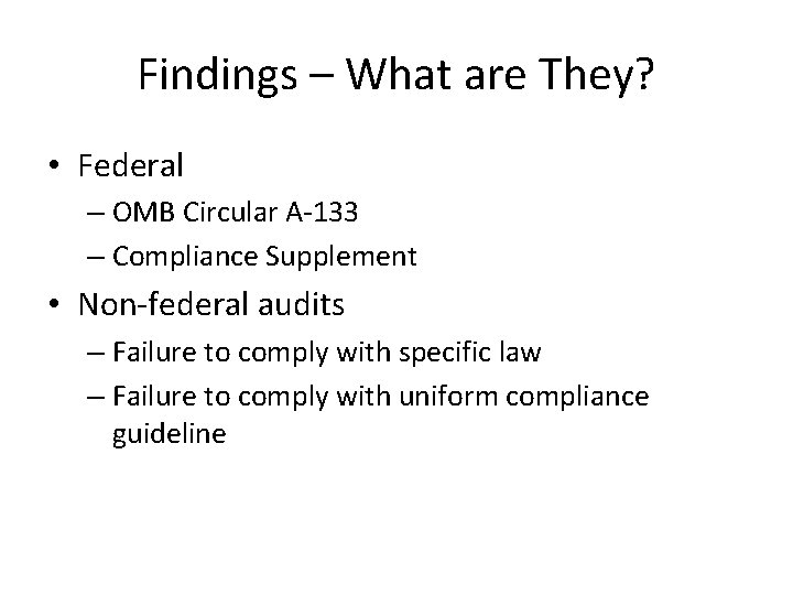 Repeat Findings What are they and how to