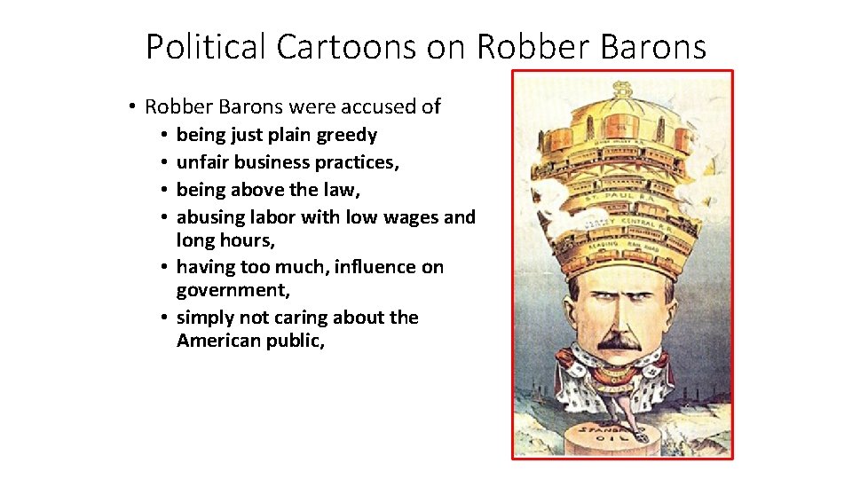 The Rise of Big Business Chapter 3 Lesson