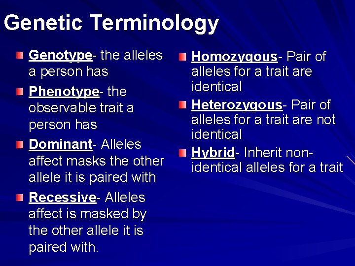 Lecture 7 Genetics Heritable Disease Now playing Oingo