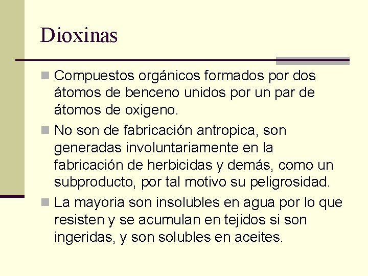 Biorremediacion Residuos Clorados PCBs Dioxinas Que es la