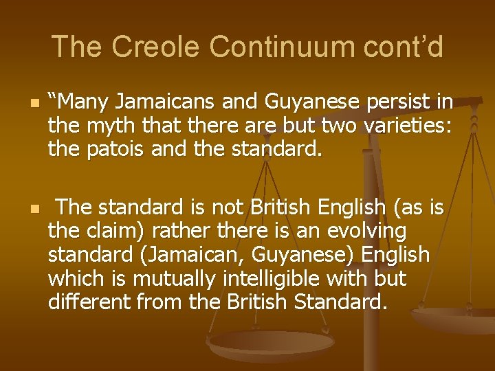 Social Stratification Language in the Modern Caribbean Part