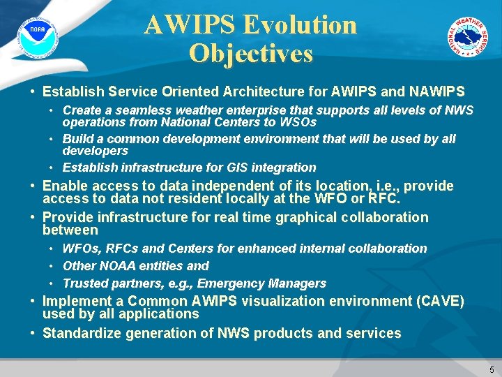 National Weather Service 2 nd Workshop on SEVERE