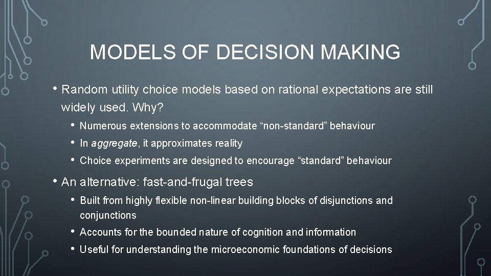 FAST AND FRUGAL HEURISTIC S By Yvonne Matthews