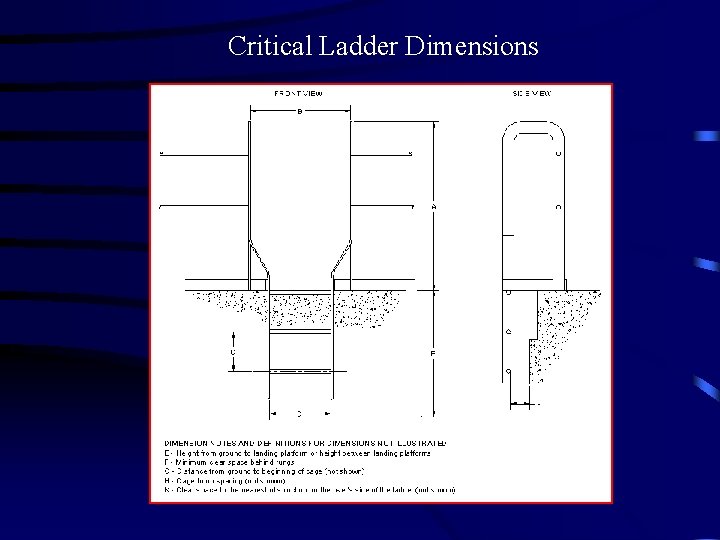 FIXED LADDER SAFETY REVIEW JAC Safety Committee Meeting